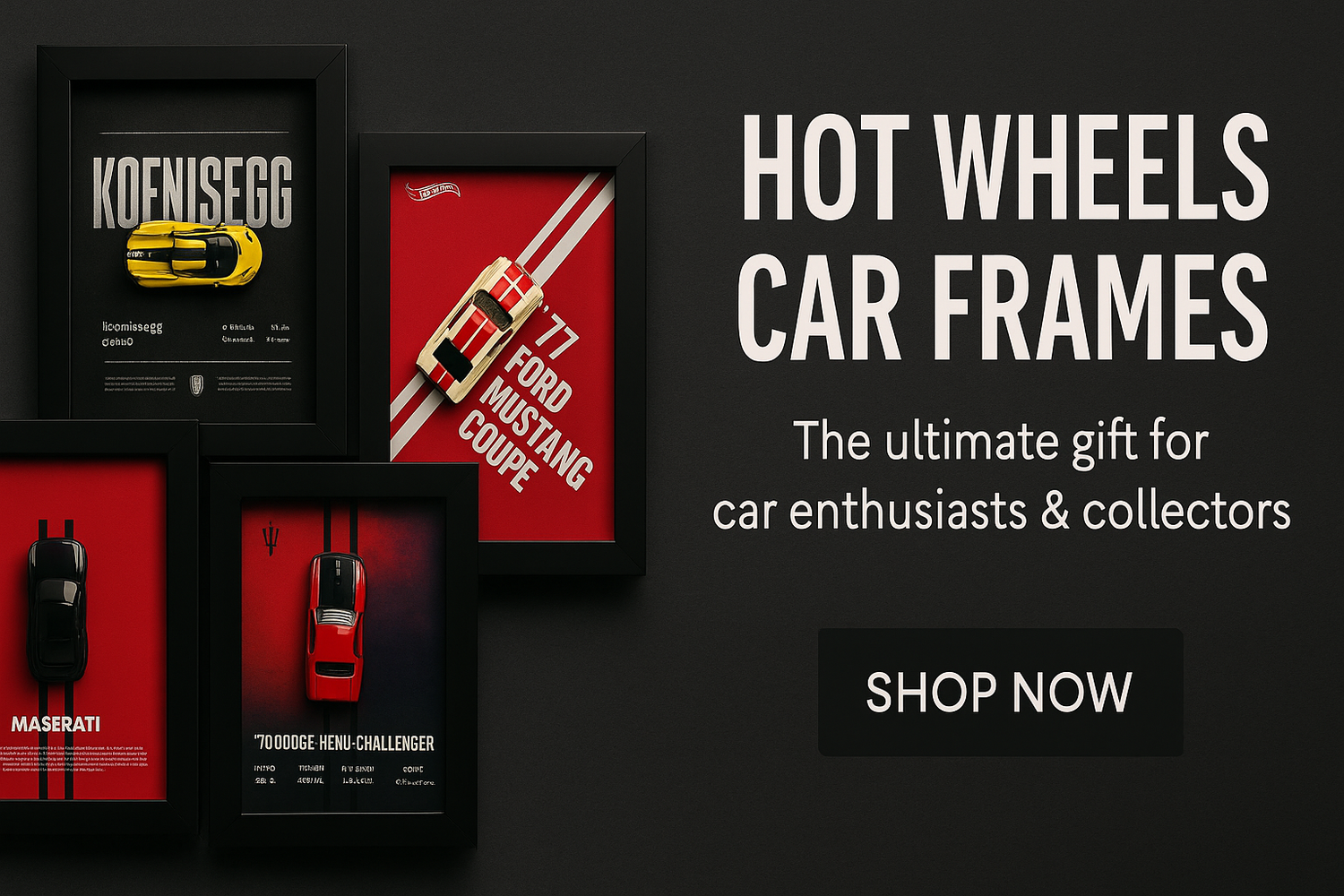 Hot Wheels Car Frames: The Ultimate Gift for Car Enthusiasts & Collect ...