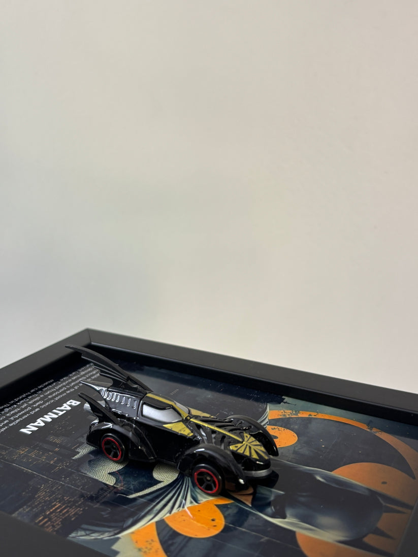 Batman Batmobile 3D Car Frame | Diecast Display Gift – Artistic Affairs