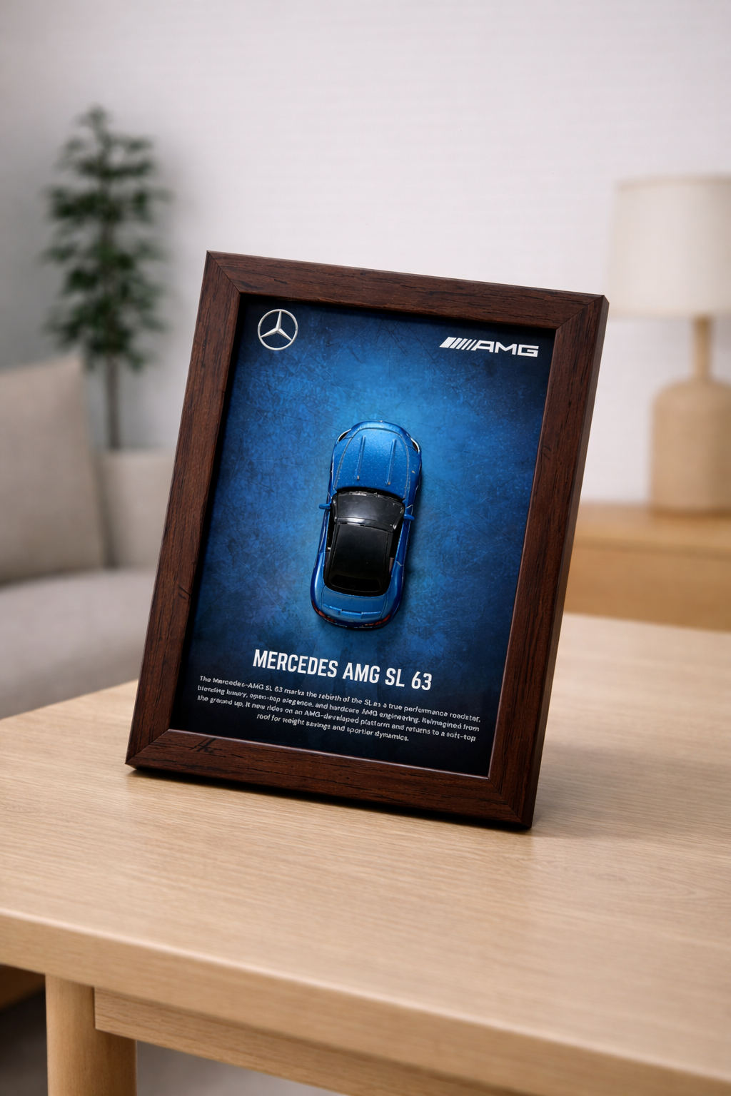 Mercedes-AMG SL 63 3d Car Frame | Hot Wheels Diecast Display Frame ...